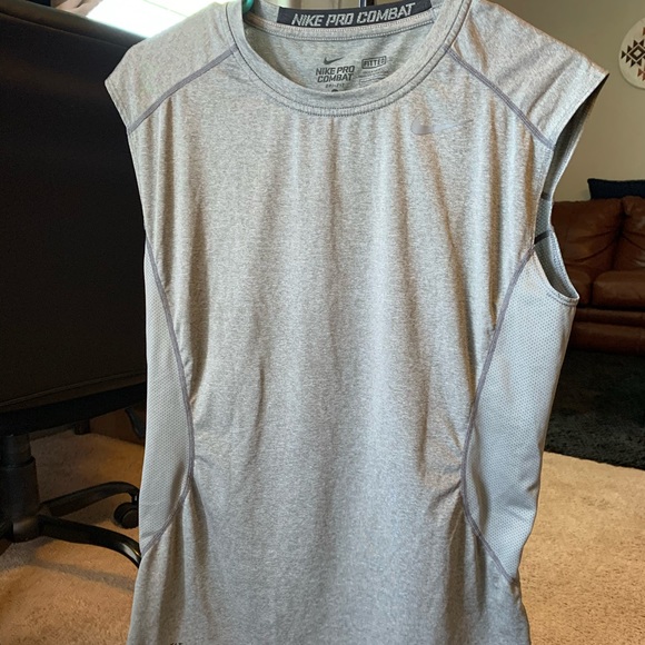 Nike | Shirts | Nike Pro Combat Size Small Dri Fit Fitted | Poshmark